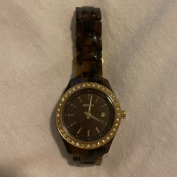 Fossil | Jewelry | Tortoise Shell Fossil Watch | Poshmark